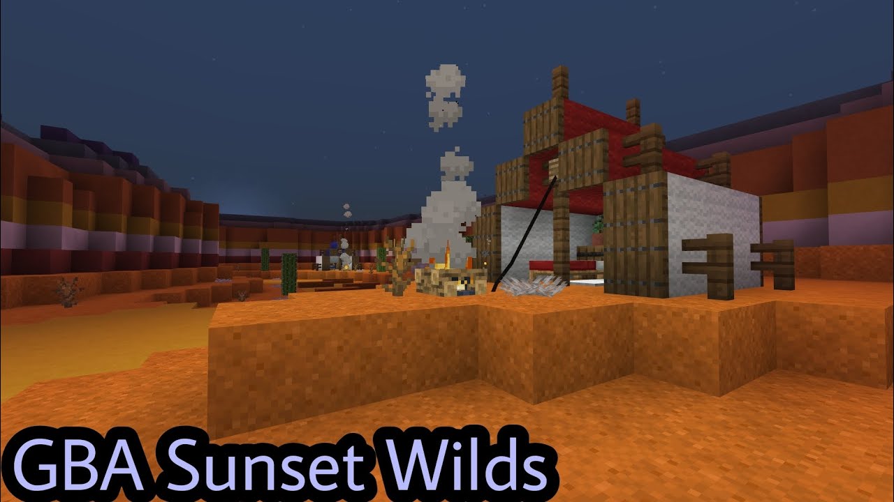 GBA Sunset Wilds | Mario Kart Minecraft - YouTube