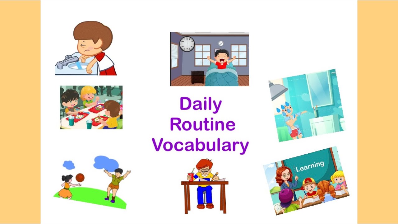 Vocabulary-Daily Routine | Daily Routine in English | Learn daily ...
