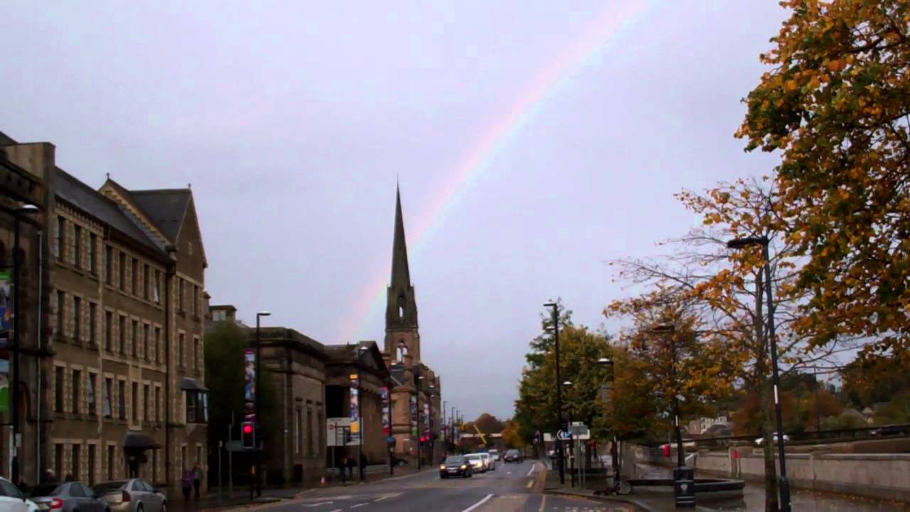Autumn Rainbow Tay Street Perth Perthshire Scotland - YouTube
