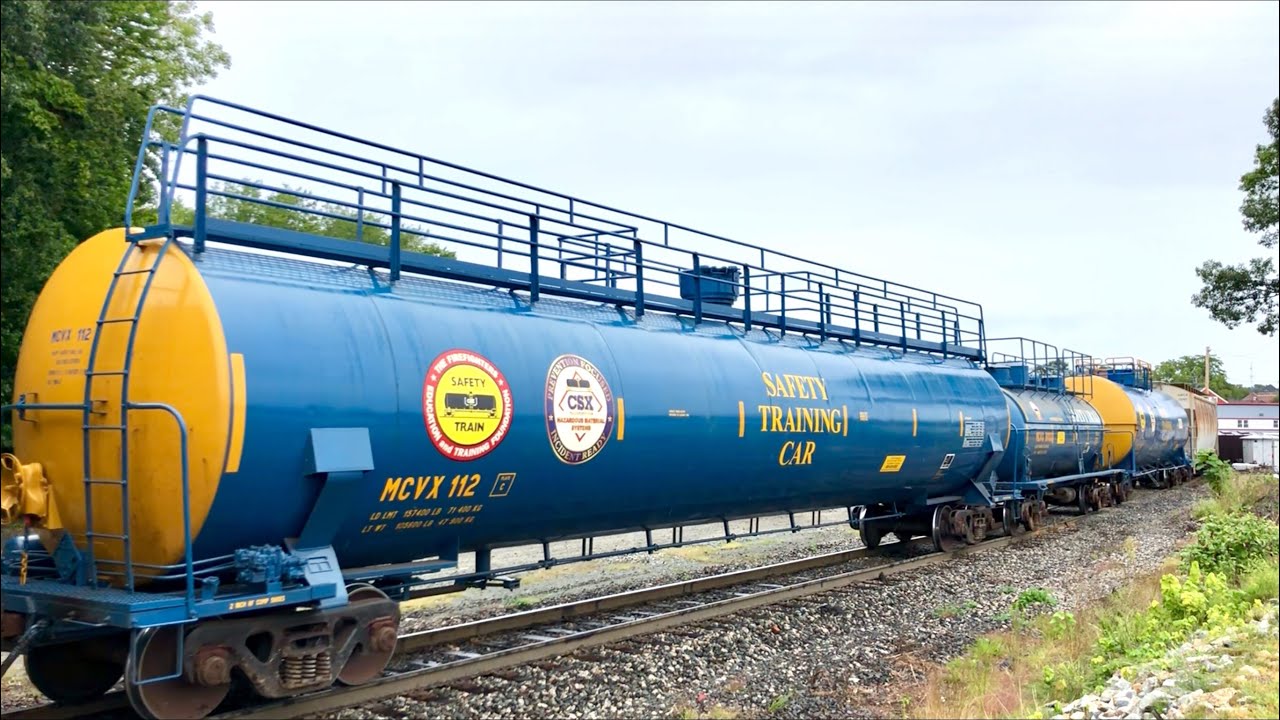 CSX Action In Framingham, With the CSX Safety Train, MBTA Doubledraft ...
