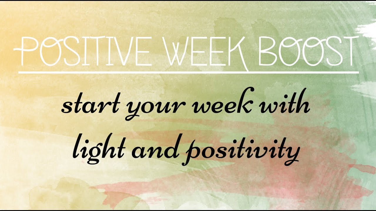 July 22th-28th ~ Positive Week Boost by Flow of Miracles - YouTube