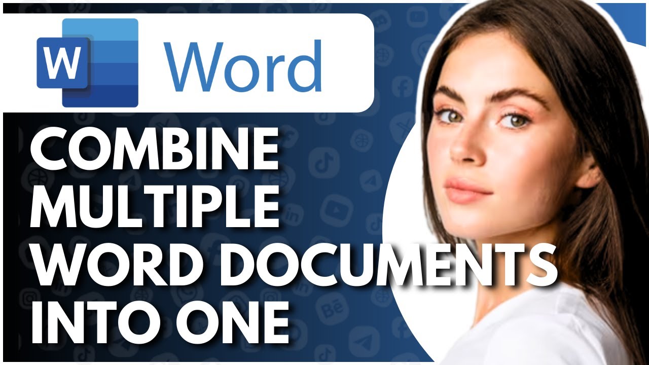 How To Combine Multiple Word Documents Into One - Full Guide - YouTube