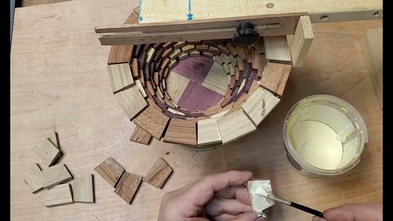 Woodturning open segmented bowl#lesliematthewwoodturning - YouTube