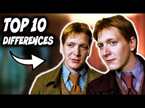 Top 10 Differences Between Fred and George WEASLEY - Harry Potter Explained