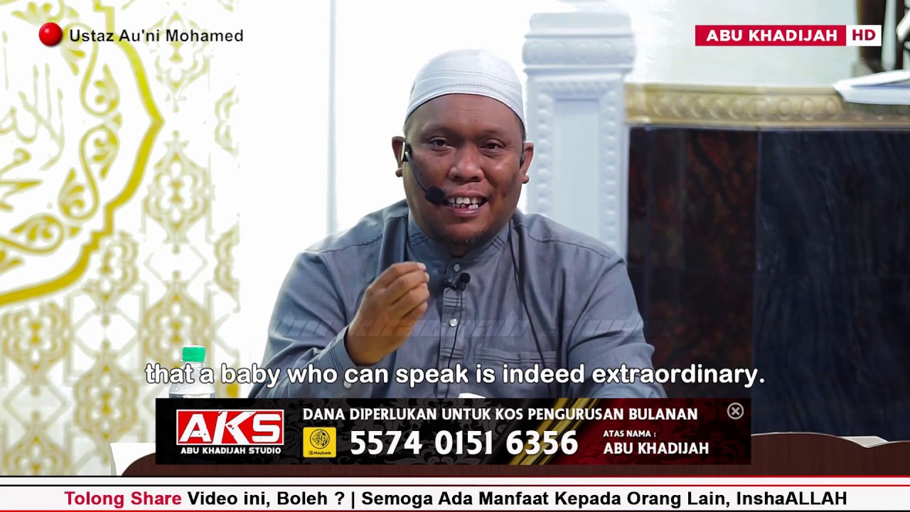 The Miracle Of The Prophet ISA ( Jesus ) | Ustaz Auni Mohamed | English ...