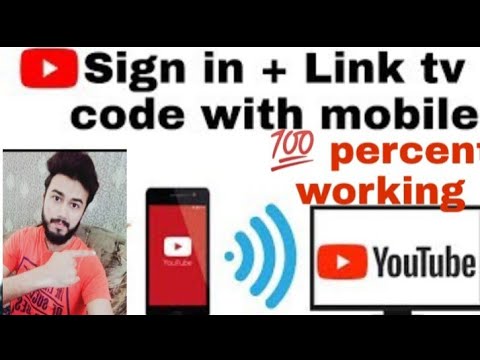 How to link your mobile YouTube with TV||Link with TV code||Play mobile ...