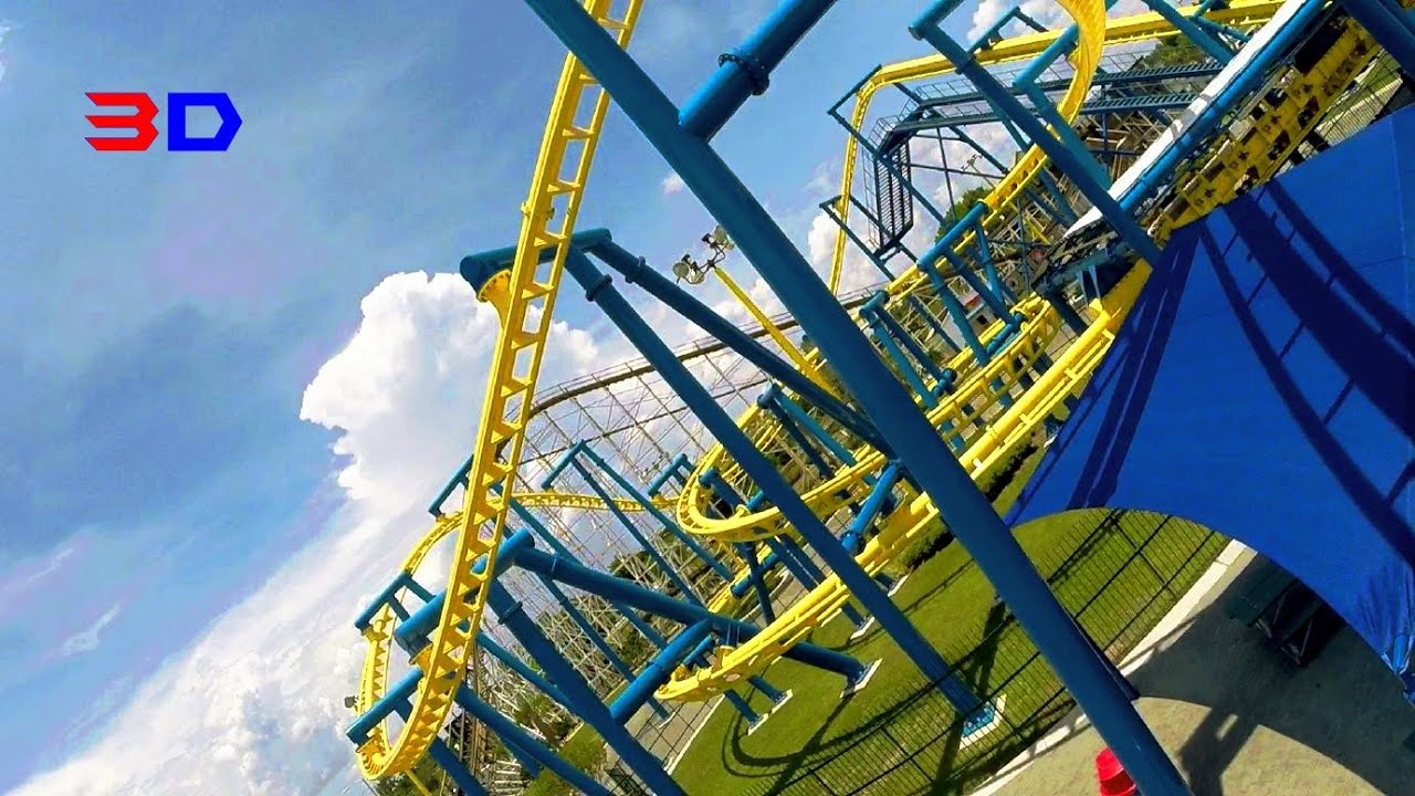 Freedom Flyer 3D front seat on-ride HD POV @60fps Fun Spot America ...