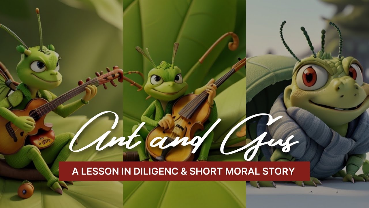 "The Wise Ant and the Lazy Grasshopper | A Tale of Responsibility ...