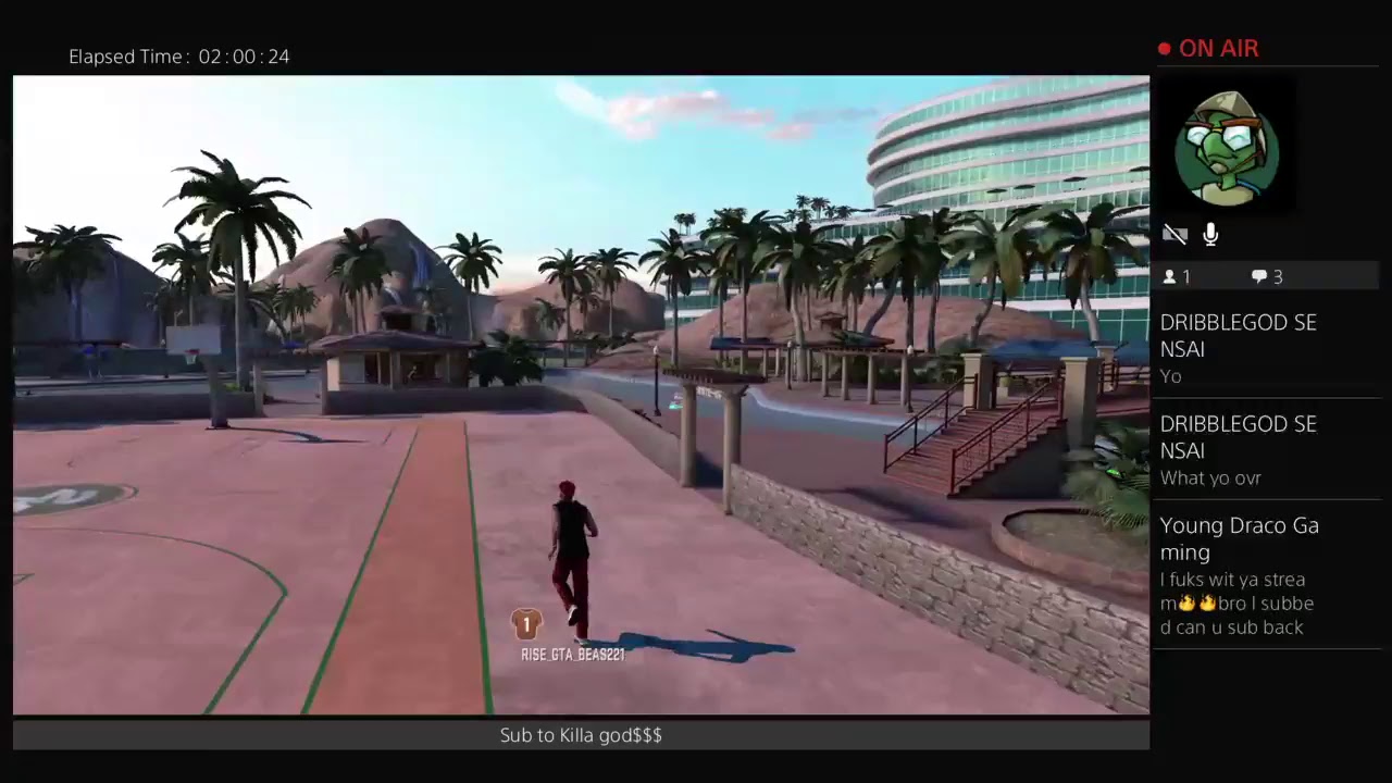 We back on sunset beach ballers mypark - YouTube