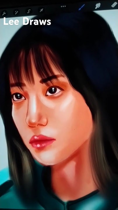 Drawing player 222 squid game in procreate ipad#player222 - YouTube