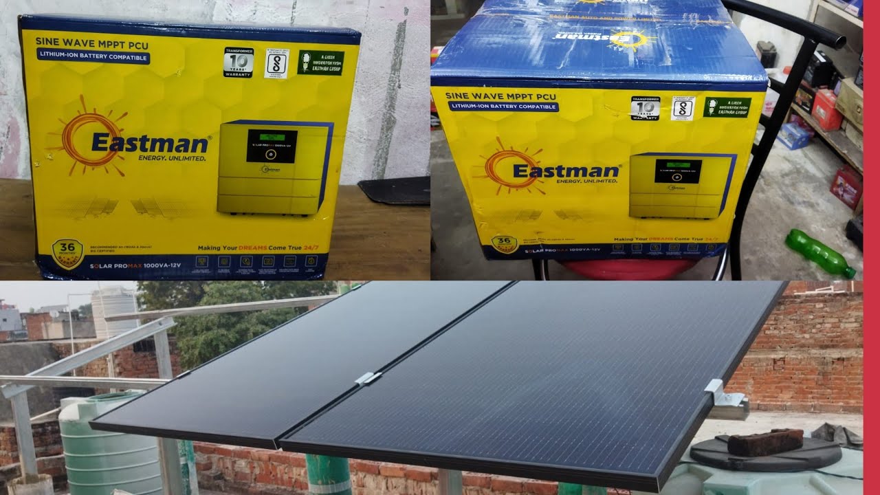 eastman solar promax inverter load test - YouTube
