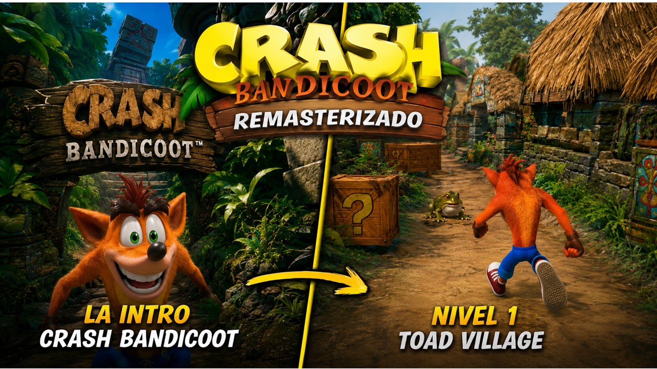 Crash Bandicoot 3 Warped N. Sane Trilogy: Intro Épica y Primer Mundo ...