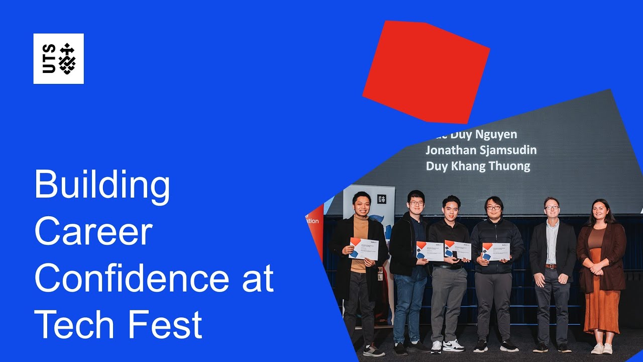 Building Career Confidence at UTS Tech Fest - YouTube