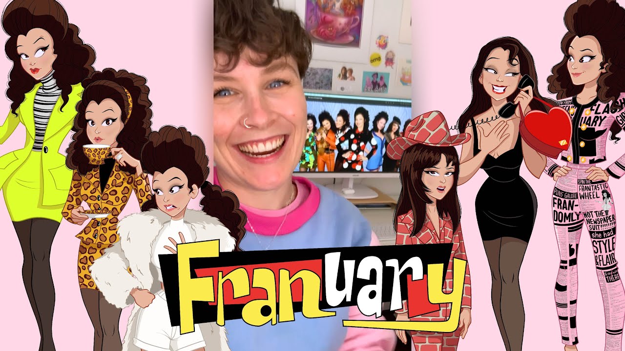 Franuary: I drew Fran Fine from The Nanny every day for a month - YouTube