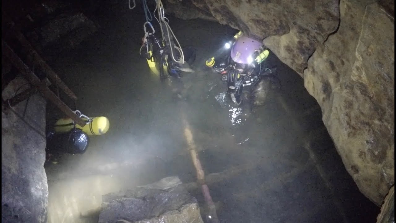 Peak Cavern Ink Sump Project - YouTube