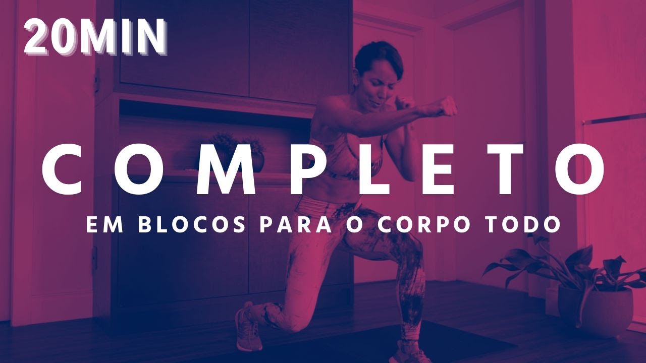 Treino Cardio COMPLETO de 20min para o CORPO TODO! - Carol Borba - YouTube