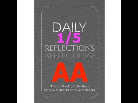 January 5 – AA Meeting - Daily Reflections - Alcoholics Anonymous ...