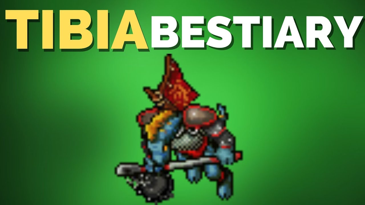 TIBIA BESTIARY Lizard High Guard - Farmine - YouTube