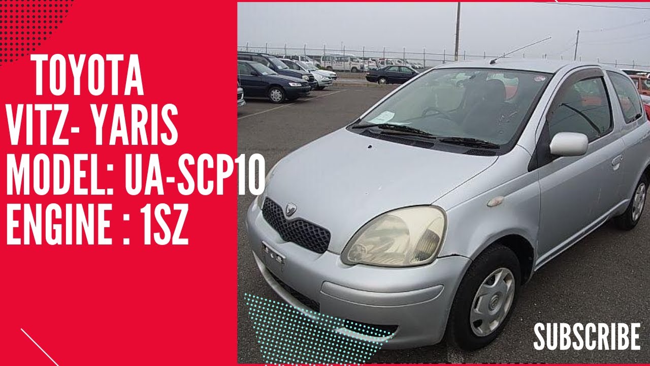 vitz/yaris vitz chassis and engine number location - YouTube