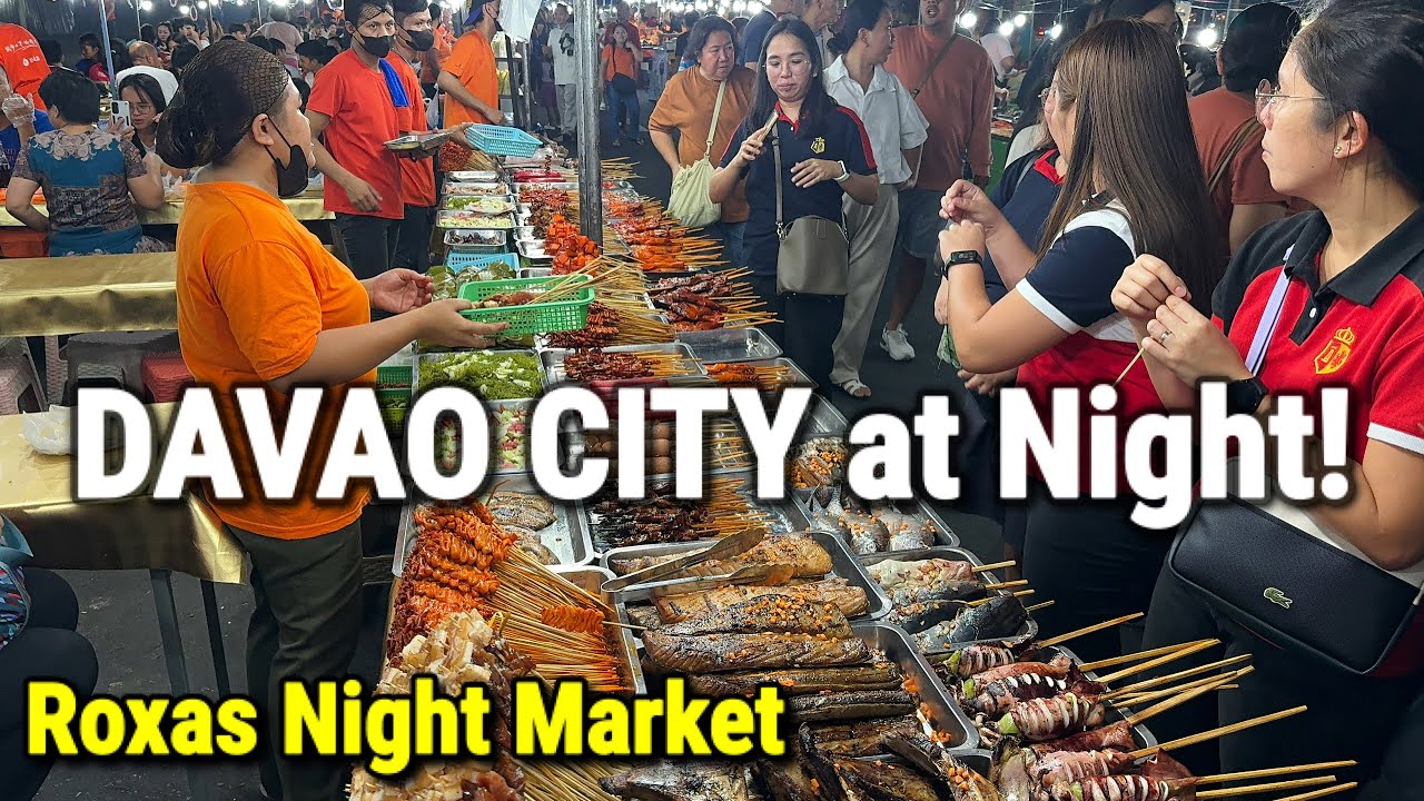 STREET FOOD TOUR in Davao City, Philippines | Exploring the Streets at ...