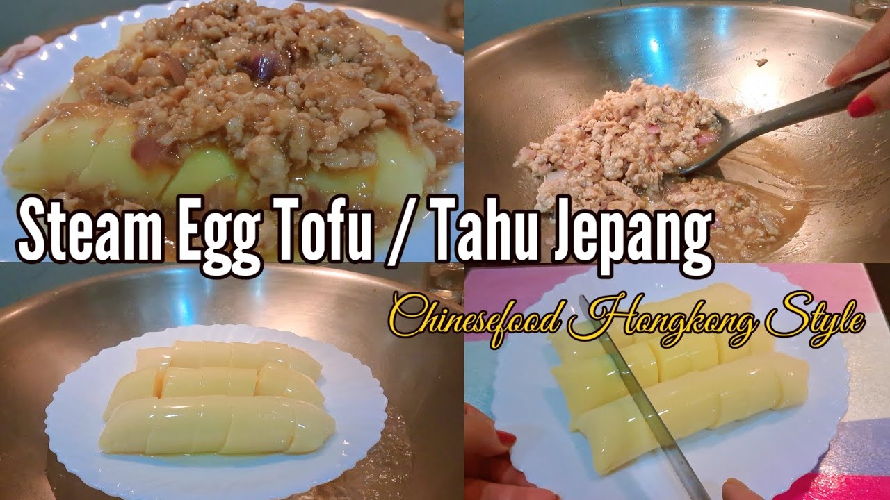 Masakan Hongkong‼️Steamed Egg Tofu With Minced Chicken ,Steam Tahu ...
