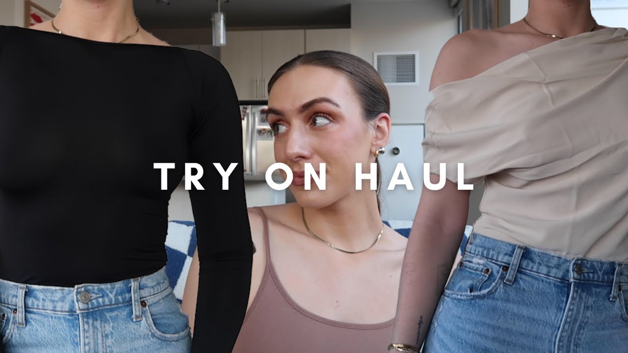 CLOTHING TRY ON HAUL - YouTube