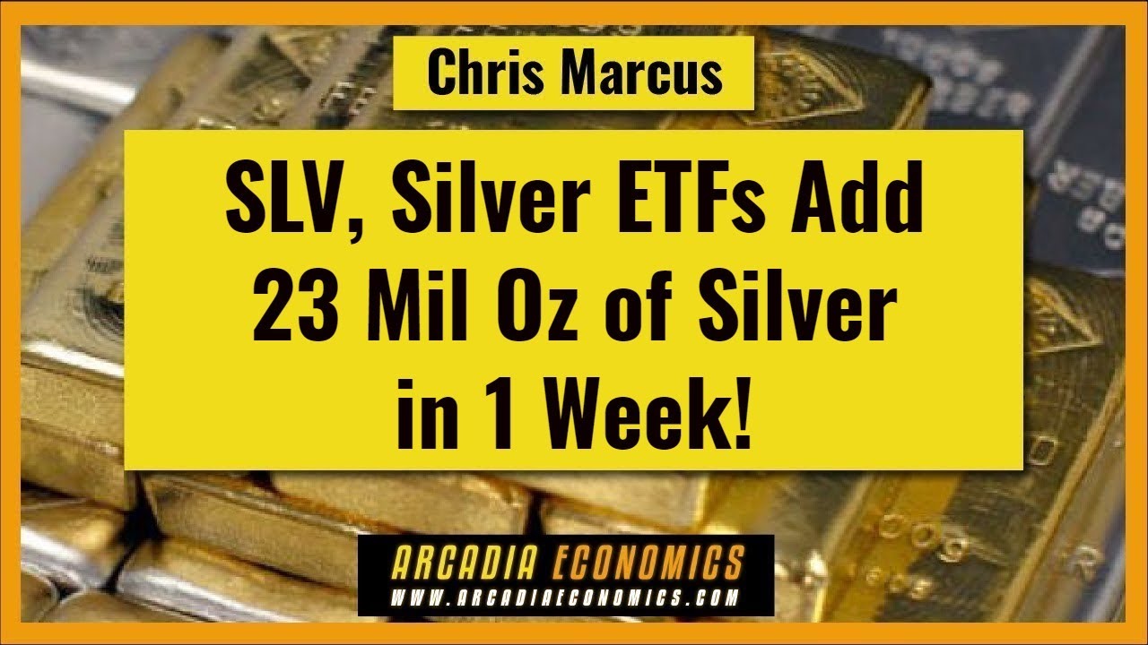 SLV, Silver ETFs Add 23 Mil Oz of Silver in 1 Week! - YouTube