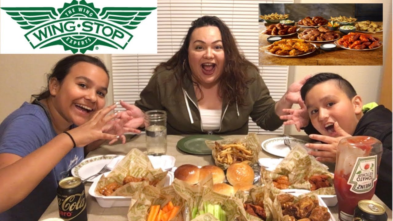 EAT WITH US!!! WINGSTOP - YouTube