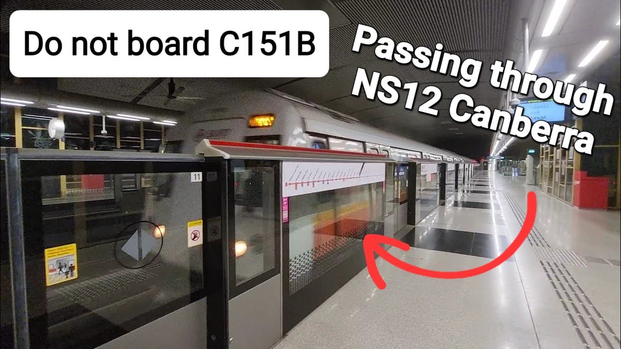 Do not board C151B passing through NS12 Canberra - YouTube