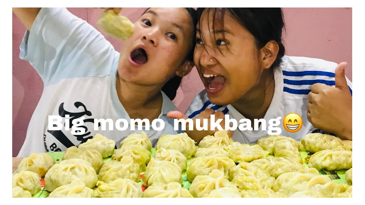Hamro Big momo Mukbang 🥟🍹with 2sisters 🤪 - YouTube