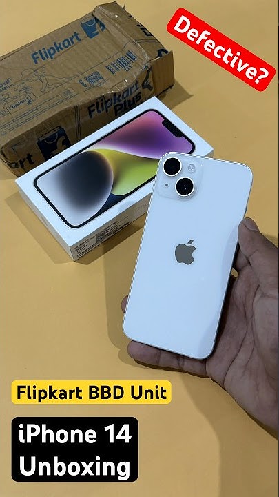 iPhone 14 Flipkart BBD Unboxing | Genuine or fake? - YouTube