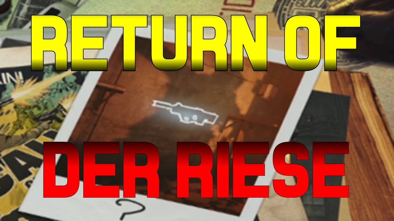Der Riese REMAKE? New Evidence, Call of Duty 2015 Der Riese? - YouTube