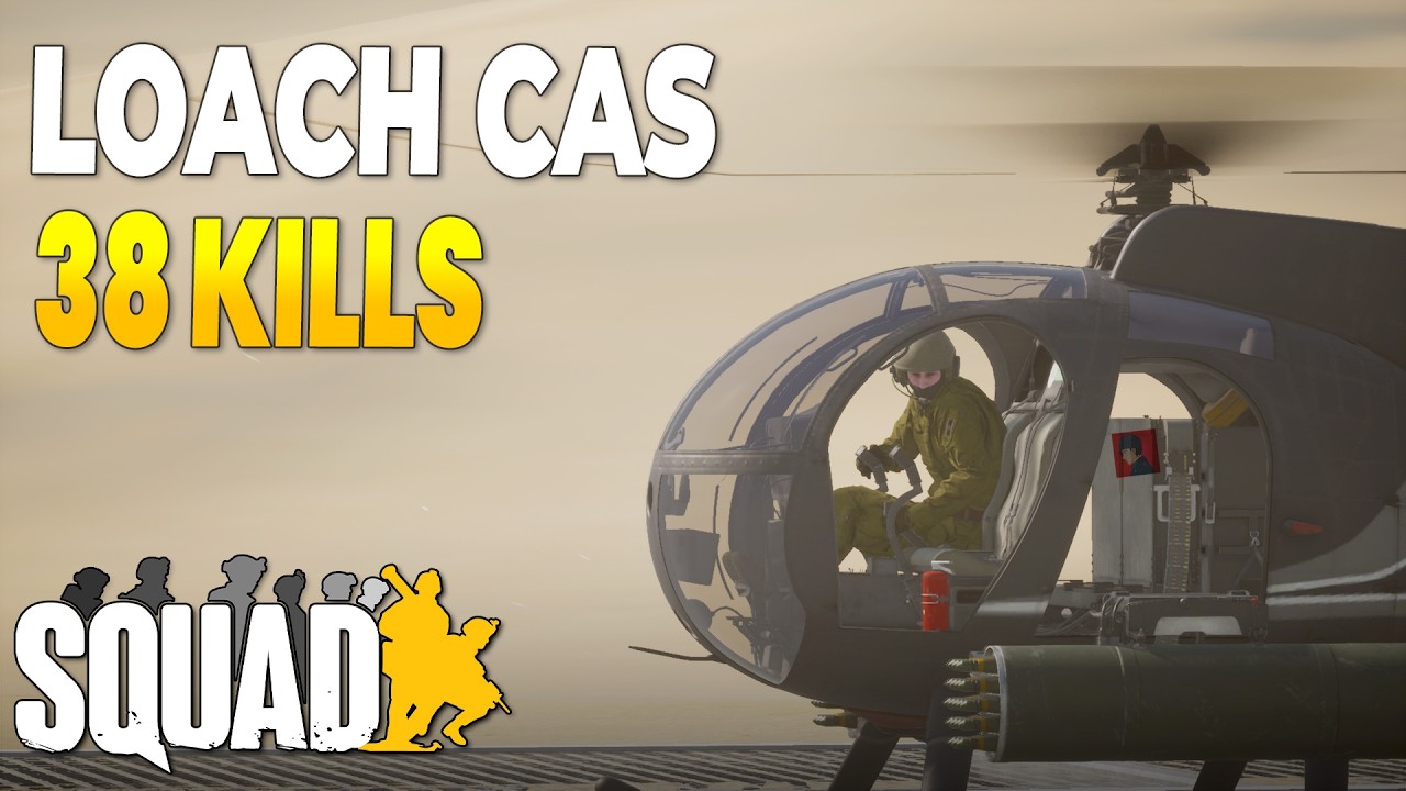 Squad Little Bird - 38 Kills with Loach CAS Heli - YouTube