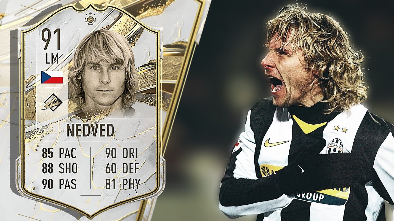 91 PRIME ICON NEDVED PLAYER REVIEW FIFA 23 - YouTube