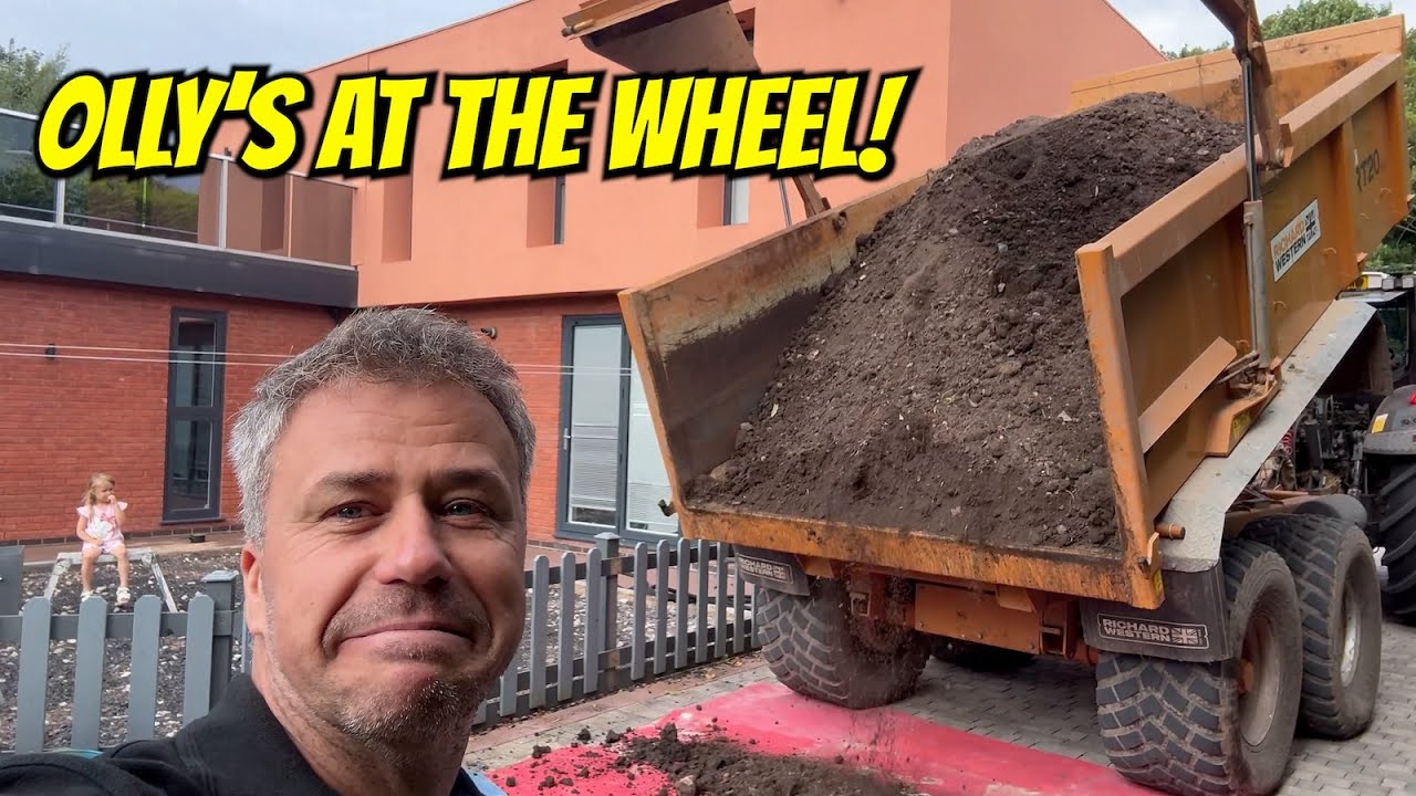 DAY 370: OLLY'S AT THE WHEEL! @OllyBlogsAgricontractfarmer - YouTube