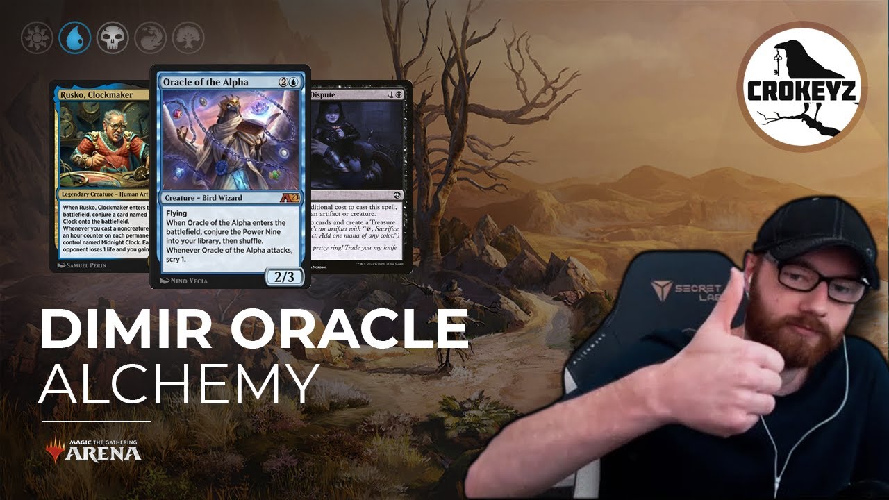 POWER 9 | Oracle Dimir Deck | Alchemy | CROKEYZ MTG Arena - YouTube