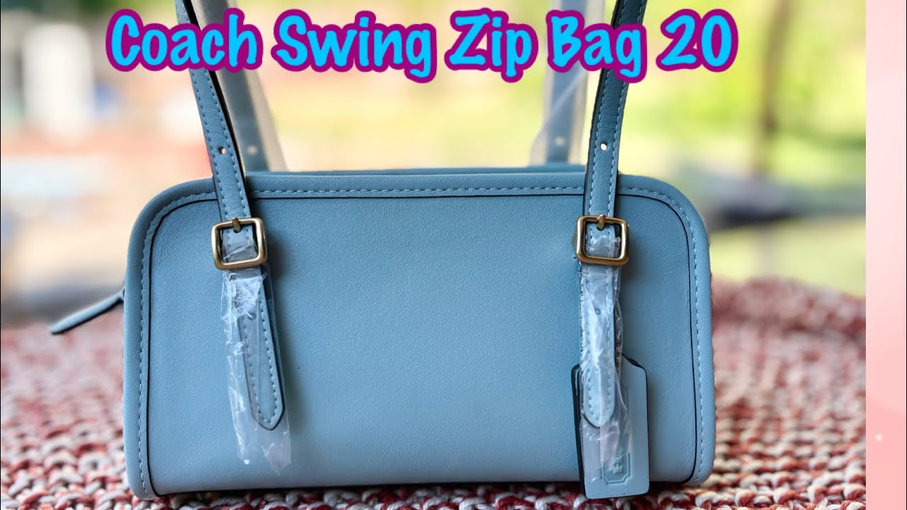Coach Swing Zip Bag 20 - YouTube