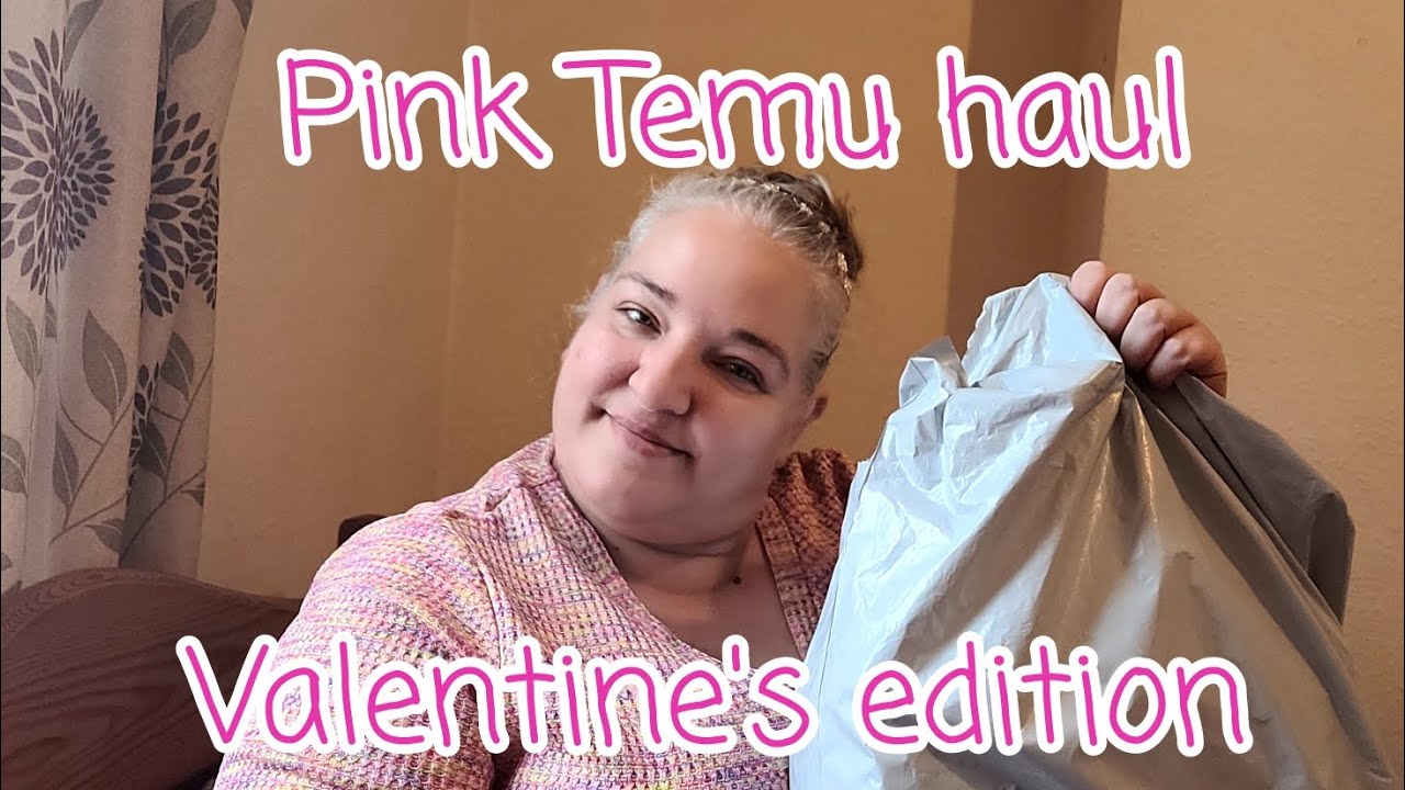 Pink Temu haul Valentine's edition ️💕 - YouTube