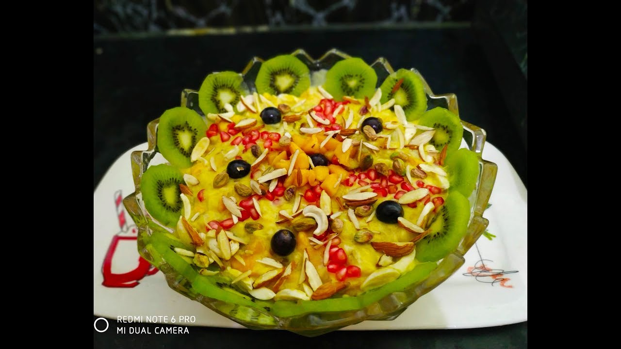 custard||fruit custard||Easy & tasty sweet dessert - YouTube