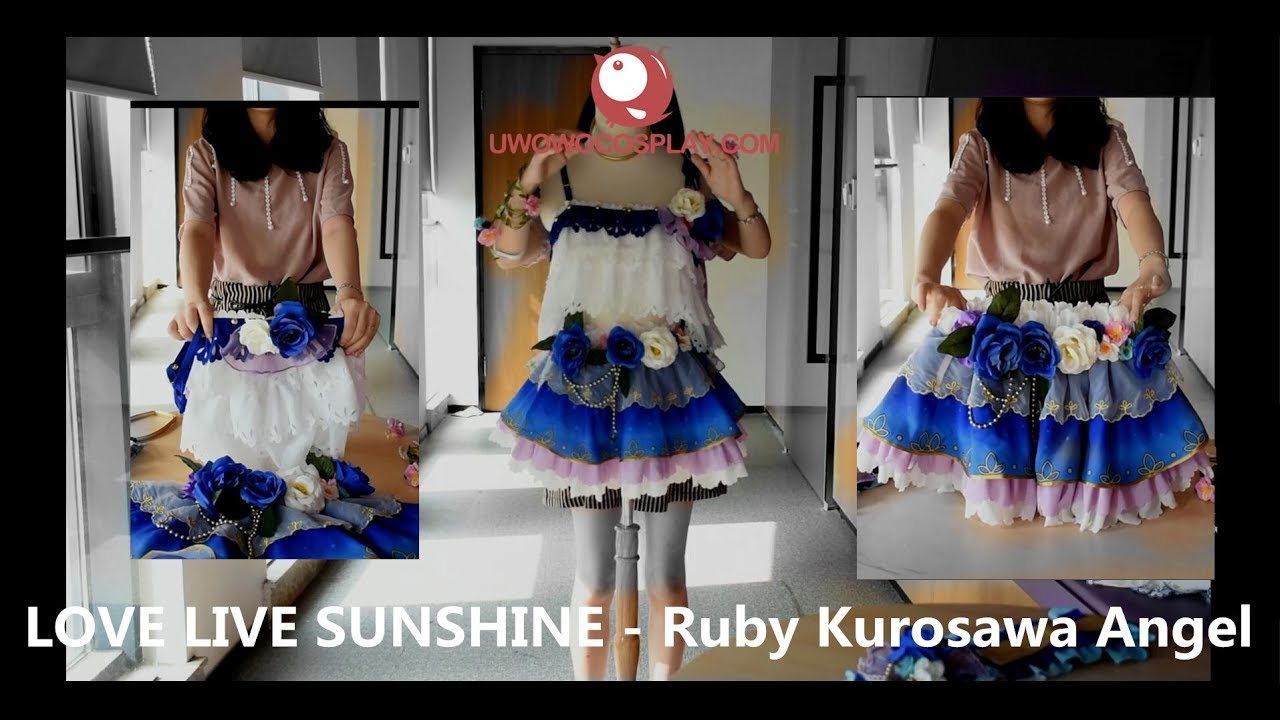 Love Live Sunshine Ruby Kurosawa Angel Version Aqours Cosplay Costume ...