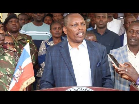 GOVERNOR LATI LELELIT ADDRESS THE MEDIA CONCERNING ABOUT DROUGHT AND ...