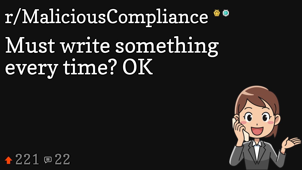 Must write something every time? OK - YouTube