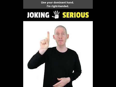 ⚡ How To Sign JOKING vs SERIOUS in ASL | American Sign Language | Basic ...