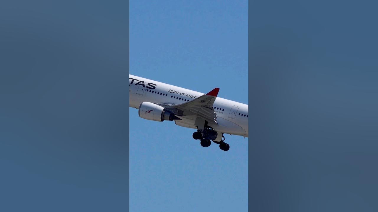 Qantas A330 departing Brisbane runway 19R #planespotting #aircraft #qantas #plane - YouTube