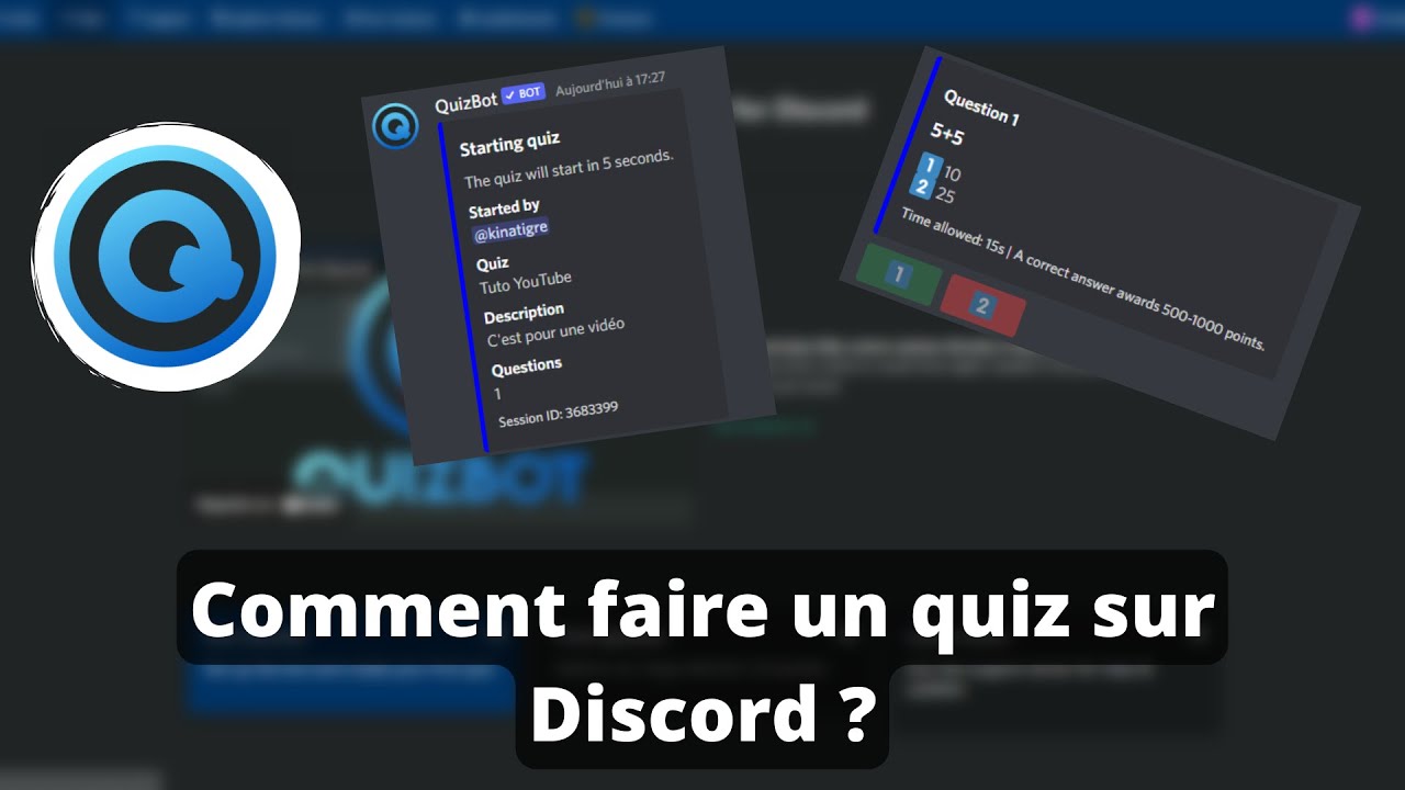 Comment faire un quiz sur Discord ? - YouTube