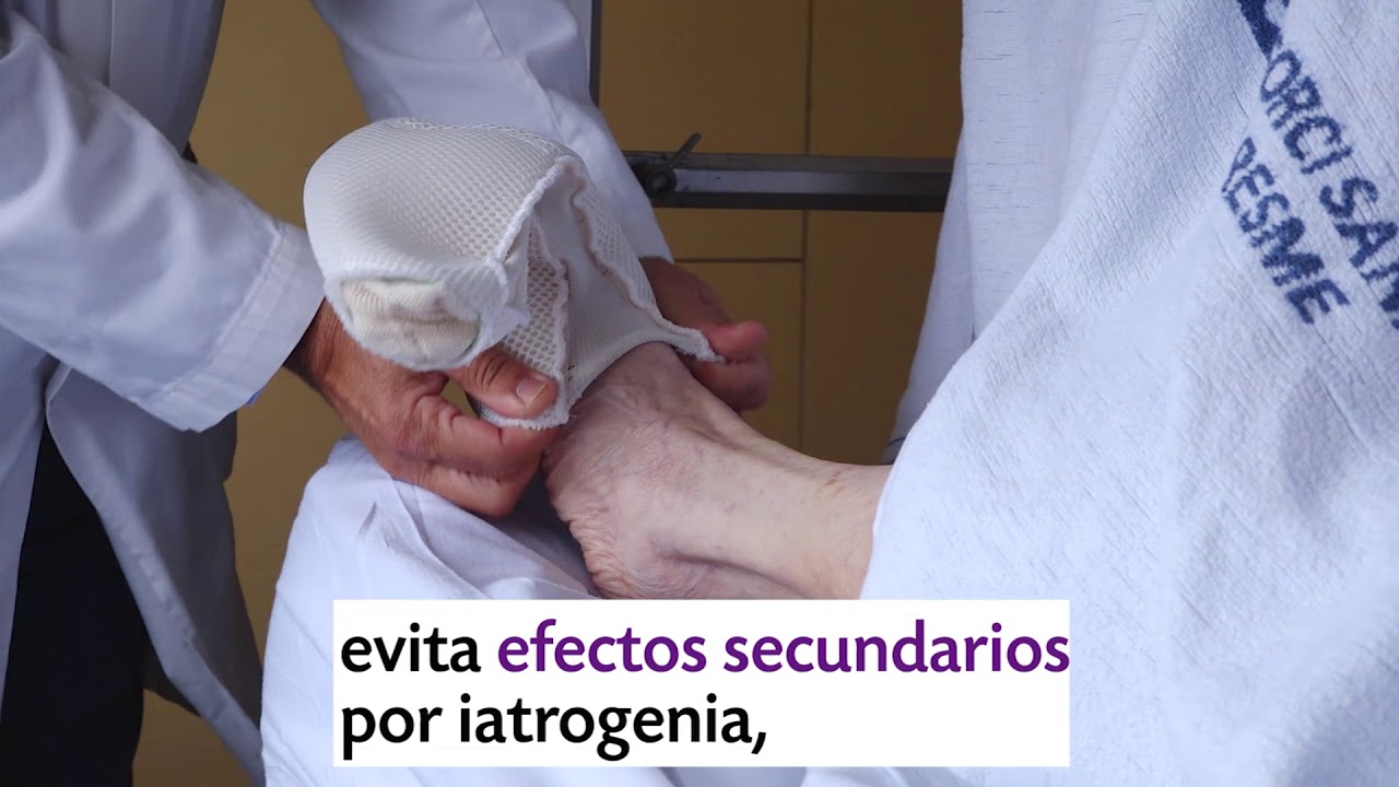 Un protector que evita las úlceras por presión en pie y talón - YouTube