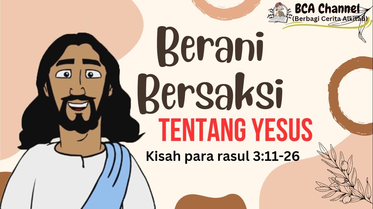 KHOTBAH PETRUS di Serambi Salomo: BERANI BERSAKSI (Kis.3:11-26). # ...