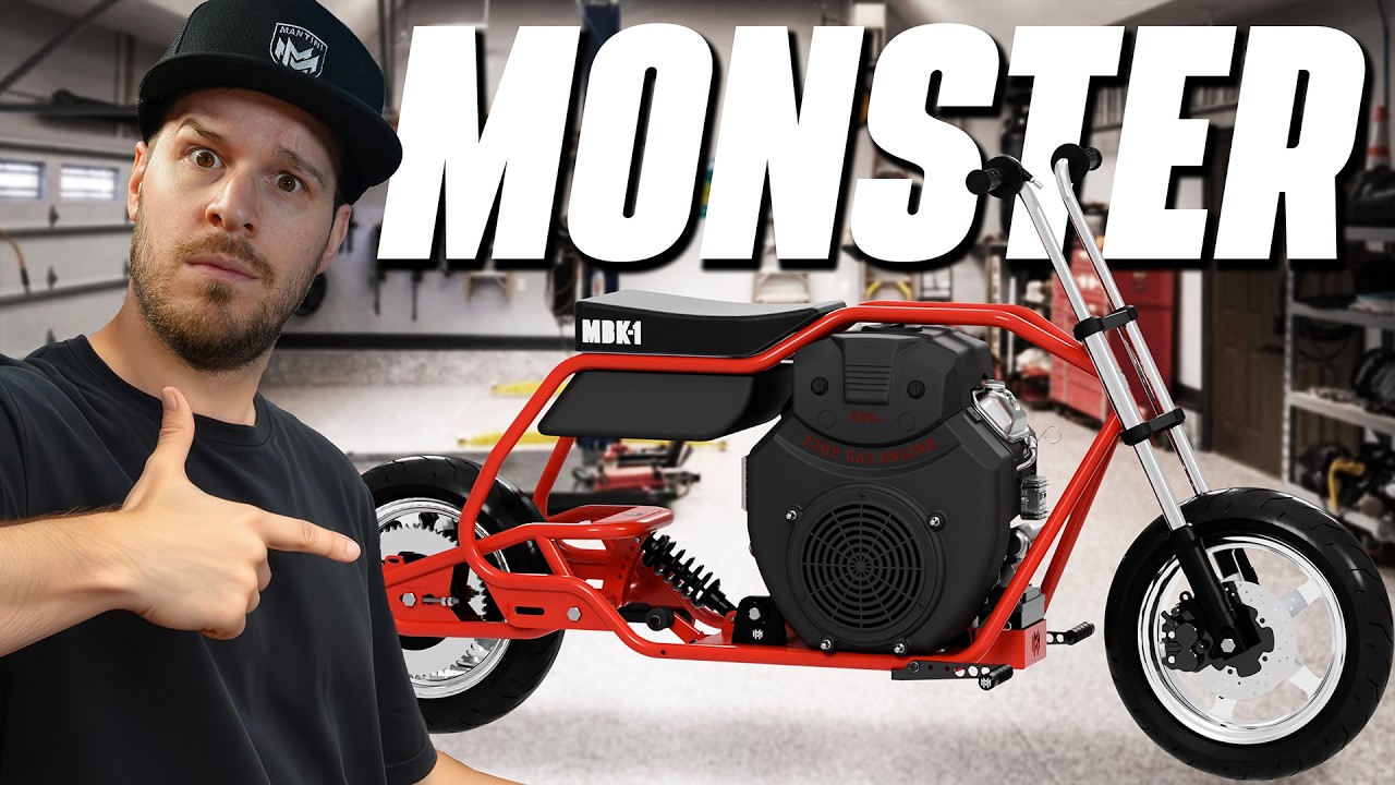 Designing the Perfect Gas Tank for Our 670cc Mini Bike Monster - YouTube