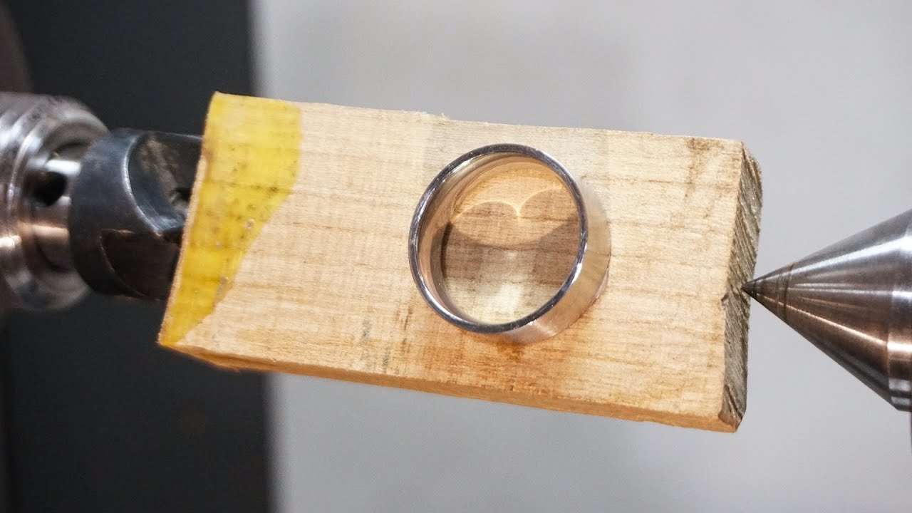 Woodturning - Warding off evil spirits ring - YouTube