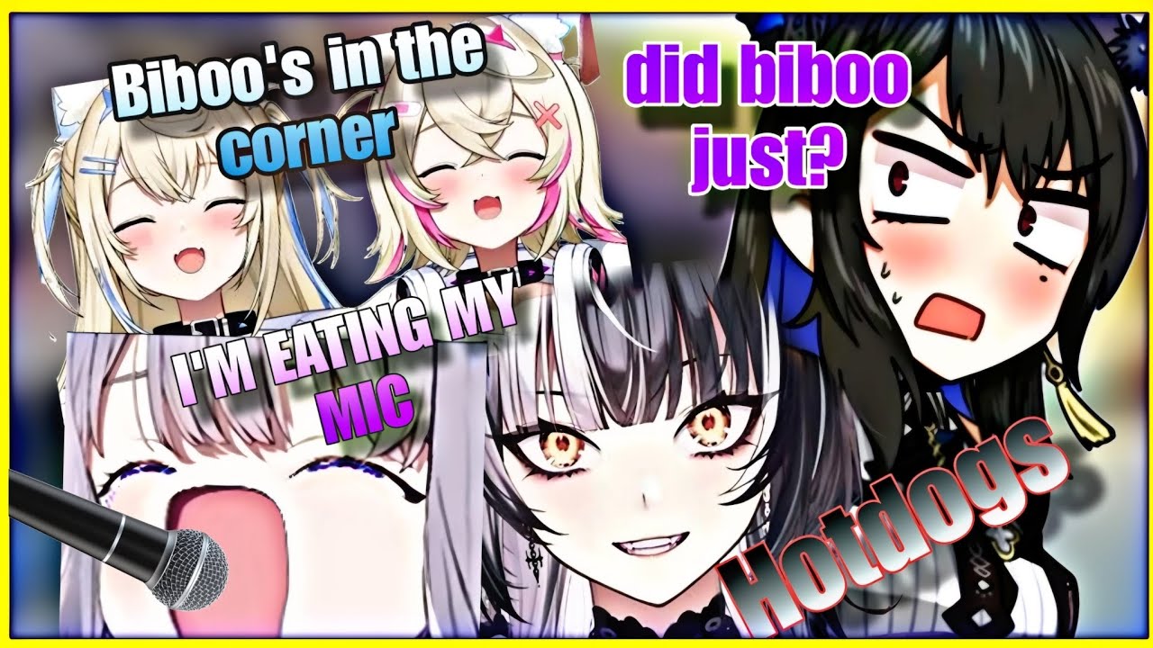 Biboo and Advent help her fix her mic issue - YouTube